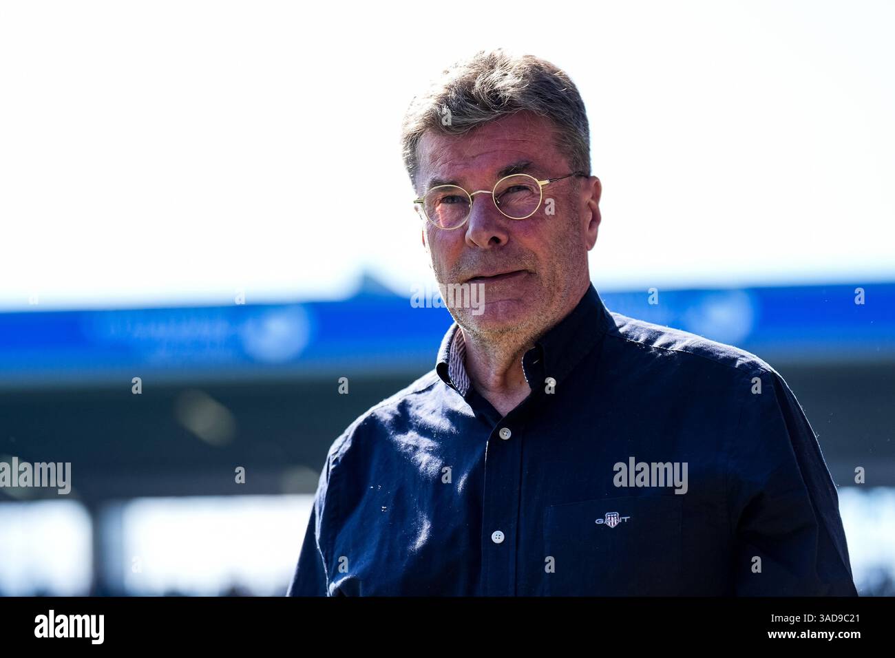 BOCHUM, GERMANY - APRIL 5: VfL Bochum head coach Dieter Hecking looks ...
