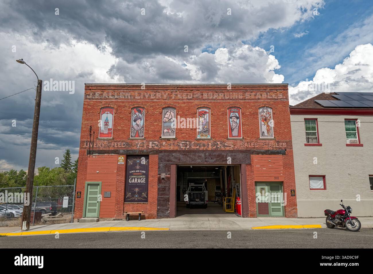 The Lewis and Clark County Commissioners Garage is housed in an old ...