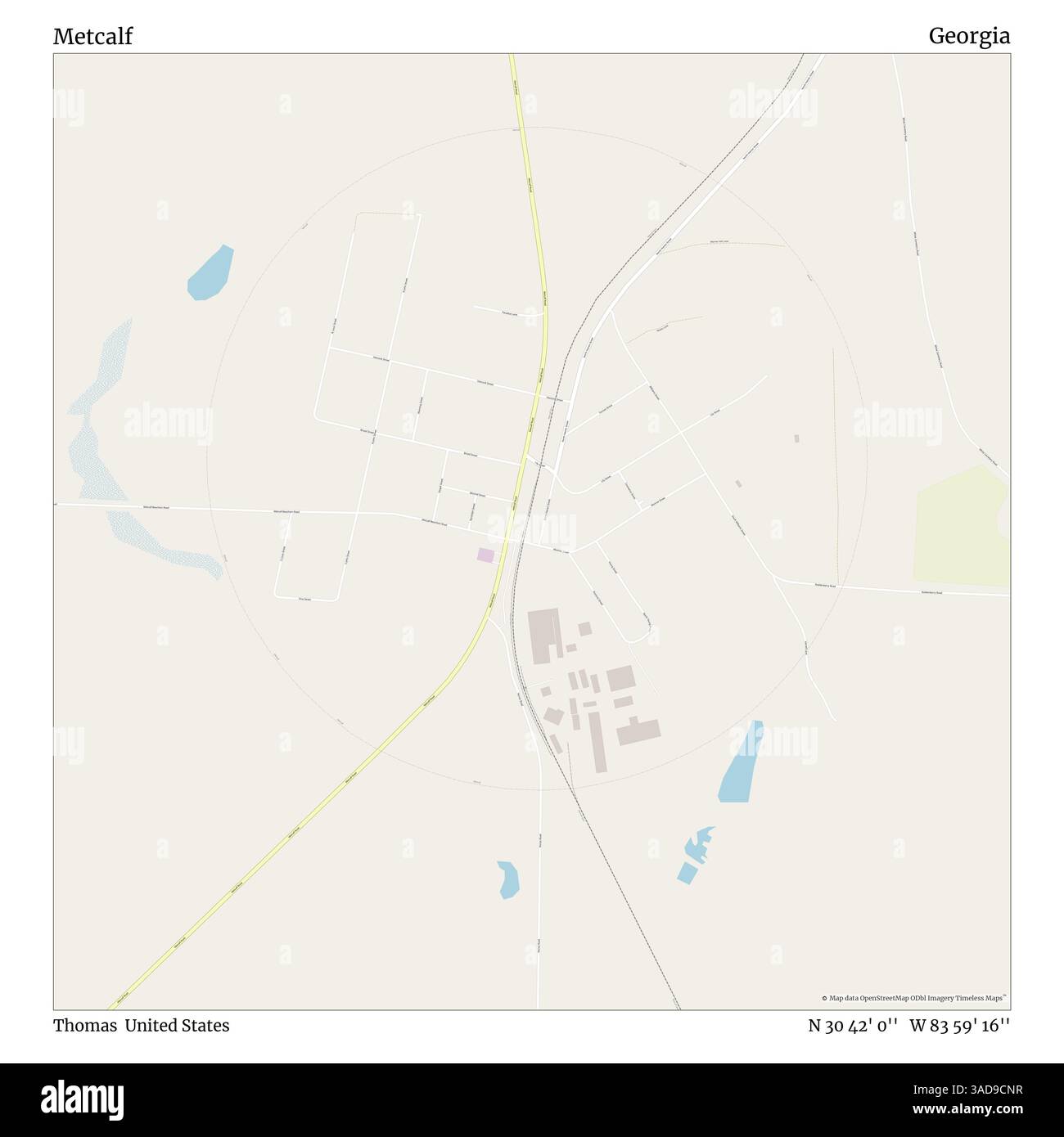 Metcalf, Thomas, United States, Georgia, N 30 42' 0'', W 83 59' 16 ...