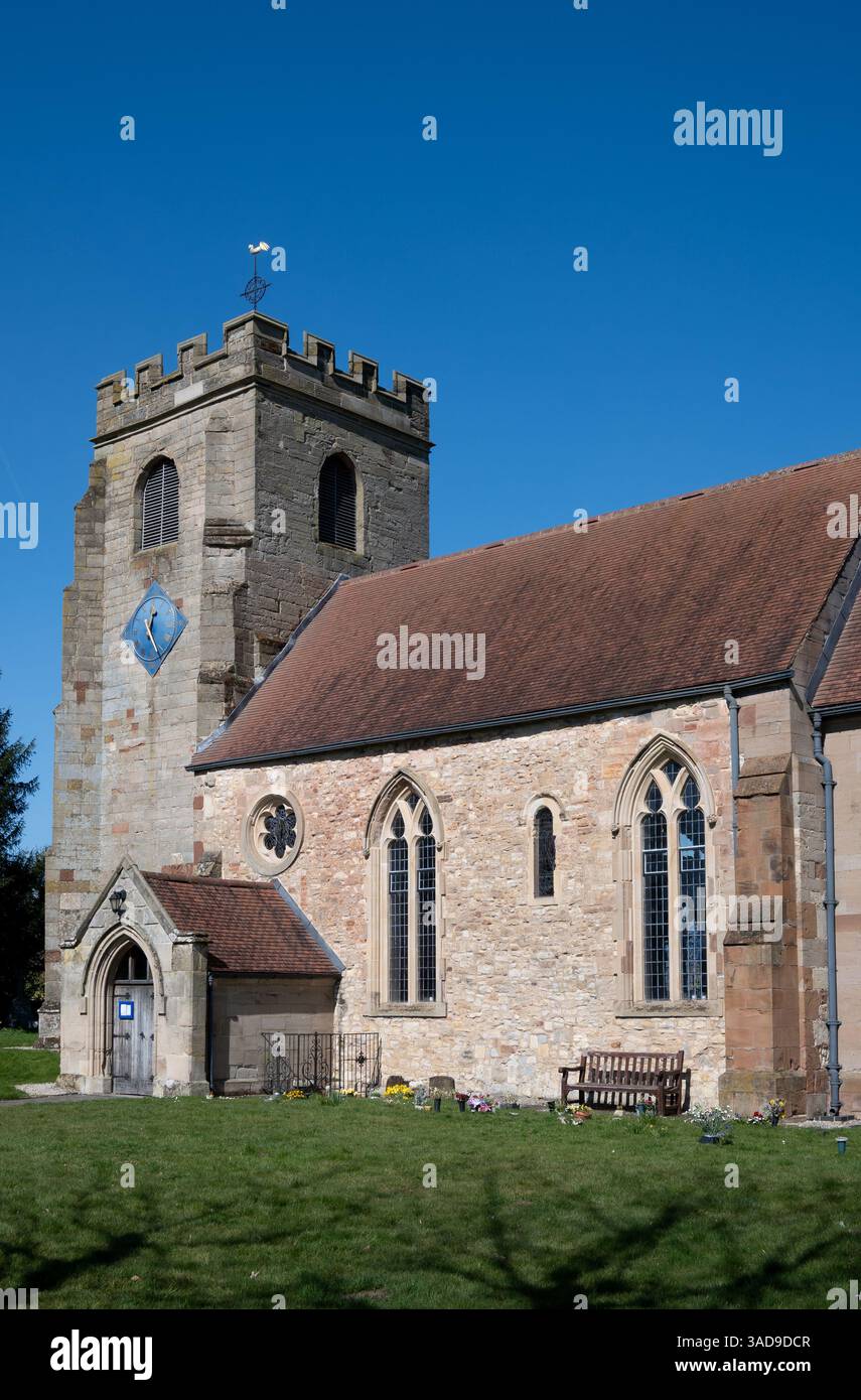 St. Nicholas Church, Radford Semele, Warwickshire, England, UK Stock ...