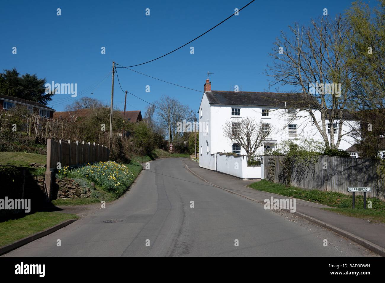 Napton village in spring, Warwickshire, England, UK Stock Photo - Alamy