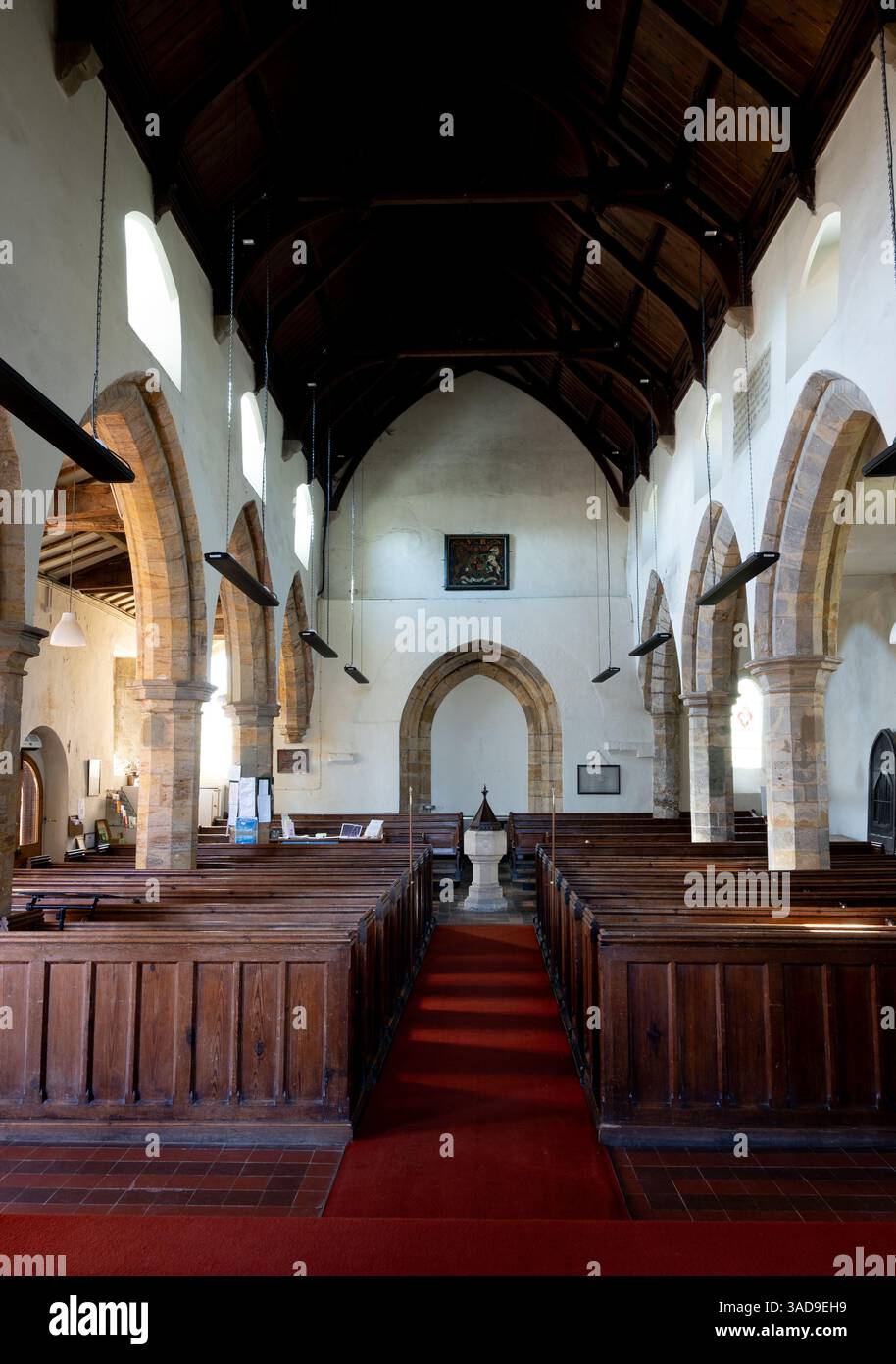 St. Lawrence`s Church, Napton, Warwickshire, England, UK Stock Photo ...