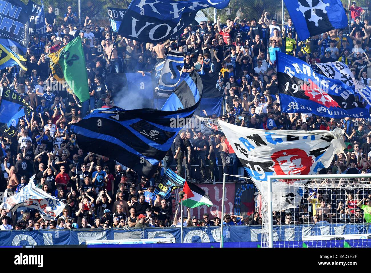 Fans of Pisa during AC Pisa vs Modena FC, Italian soccer Serie B match ...