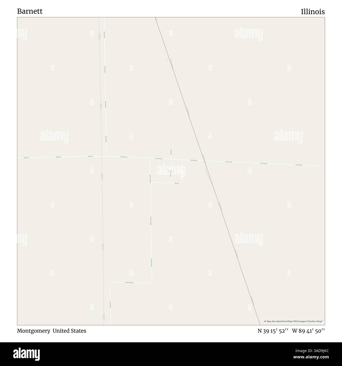 Barnett, Montgomery, United States, Illinois, N 39 15' 52'', W 89 41 ...