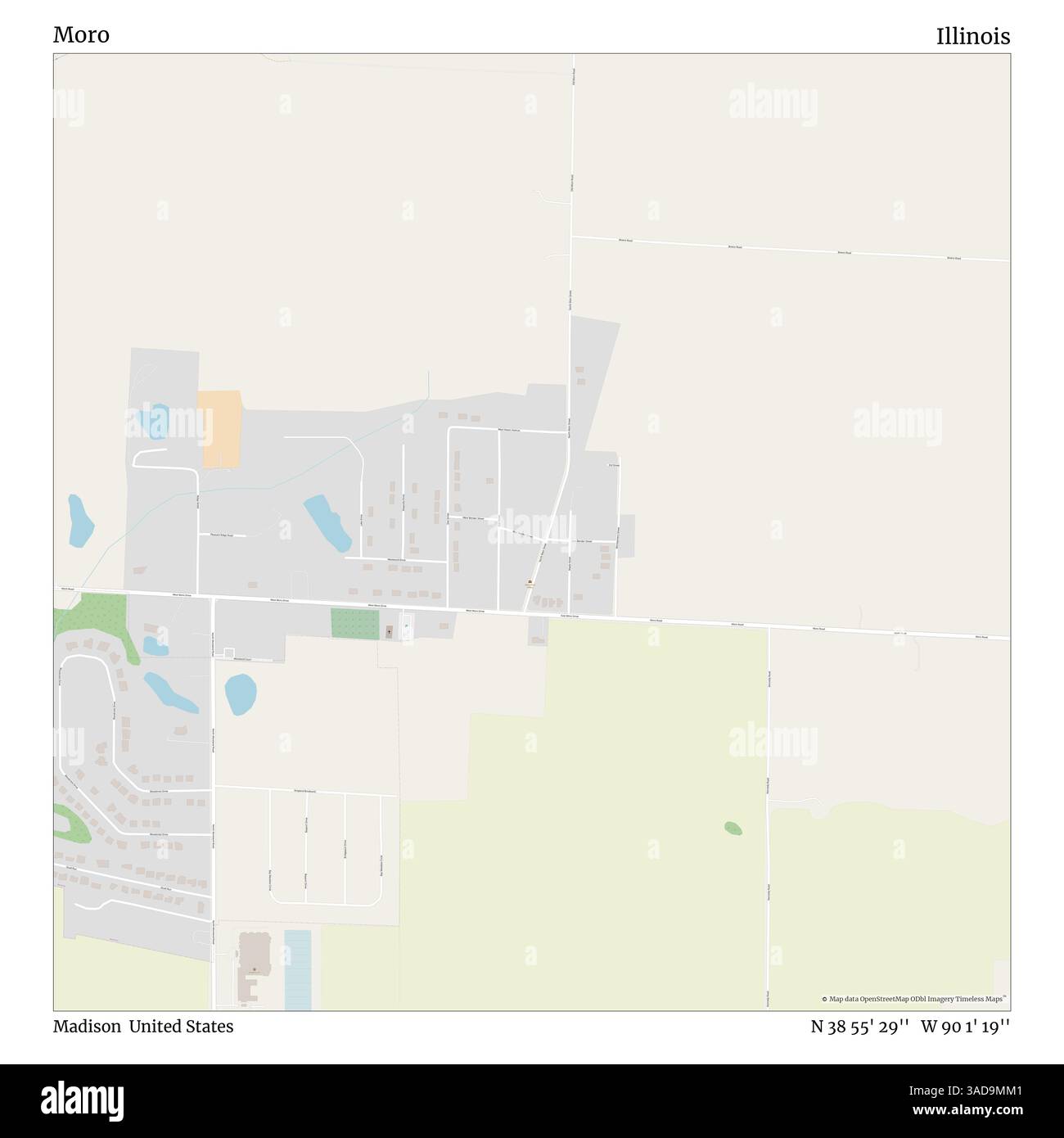 Moro, Madison, United States, Illinois, N 38 55' 29'', W 90 1' 19 ...
