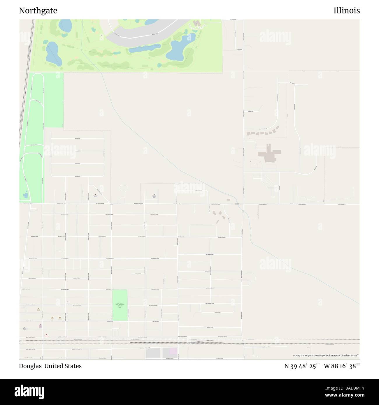 Northgate, Douglas, United States, Illinois, N 39 48' 25'', W 88 16' 38 ...