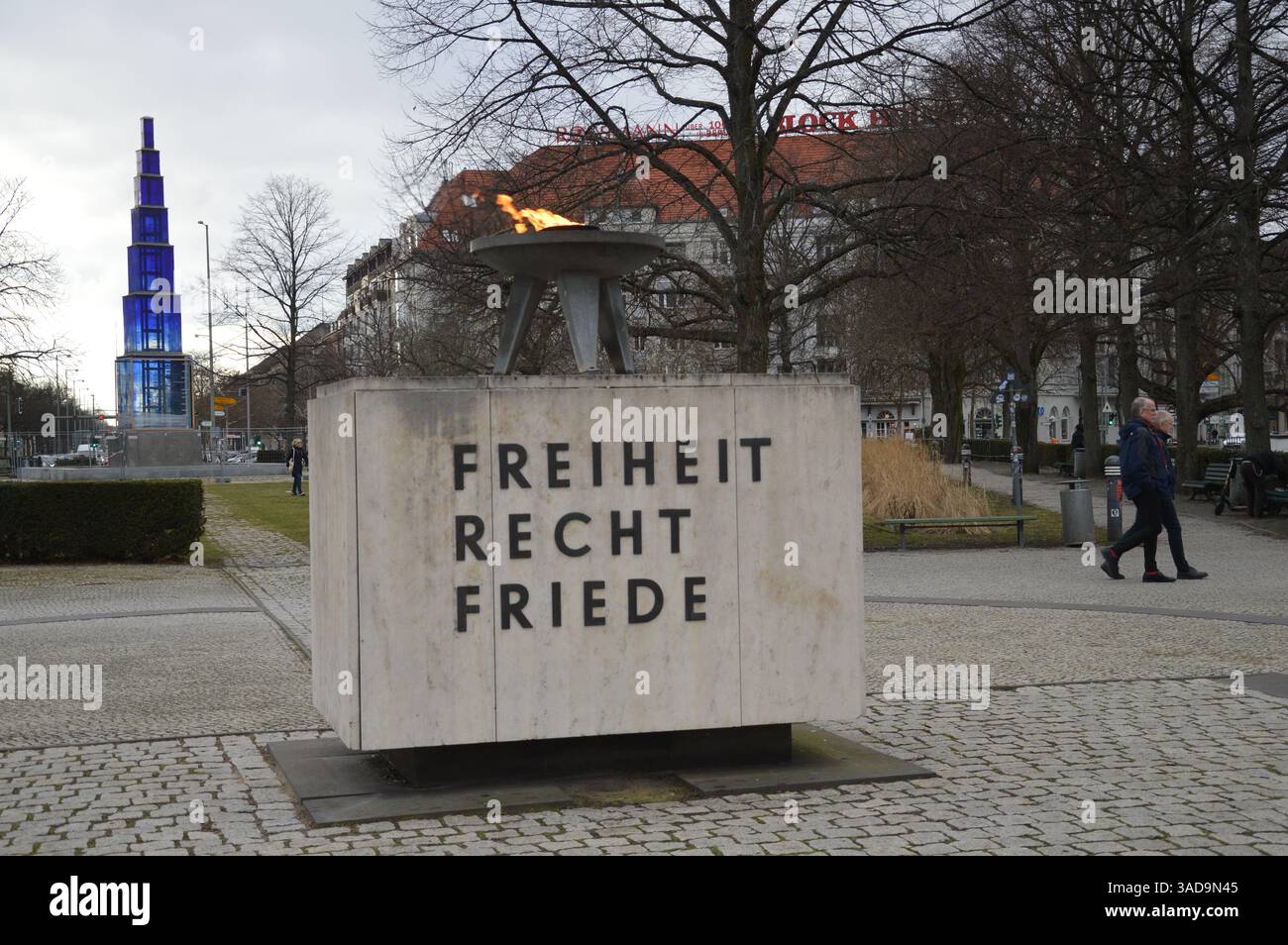Berlin, Germany - March 2, 2025 - Theodor-Heuss-Platz in Westend ...