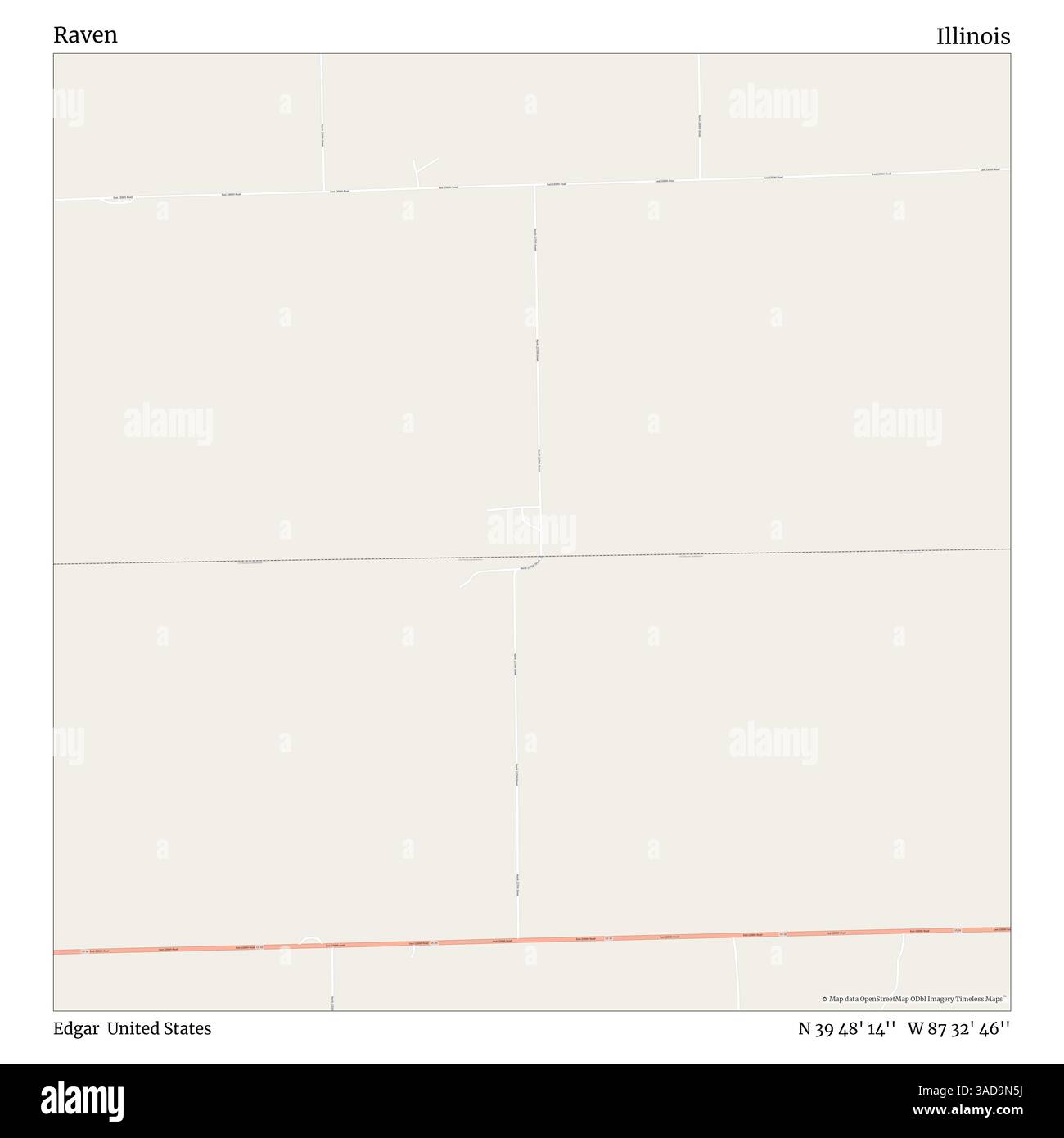 Raven, Edgar, United States, Illinois, N 39 48' 14'', W 87 32' 46 ...