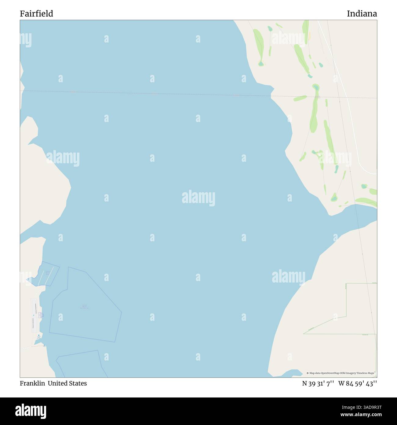 Fairfield, Franklin, United States, Indiana, N 39 31' 7'', W 84 59' 43 ...