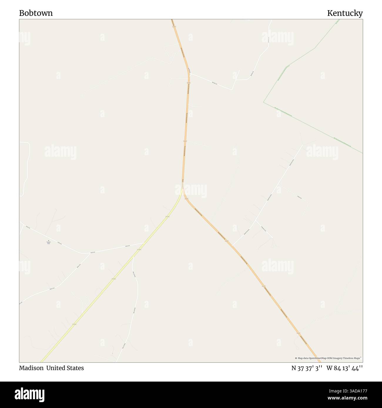 Bobtown, Madison, United States, Kentucky, N 37 37' 3'', W 84 13' 44 ...