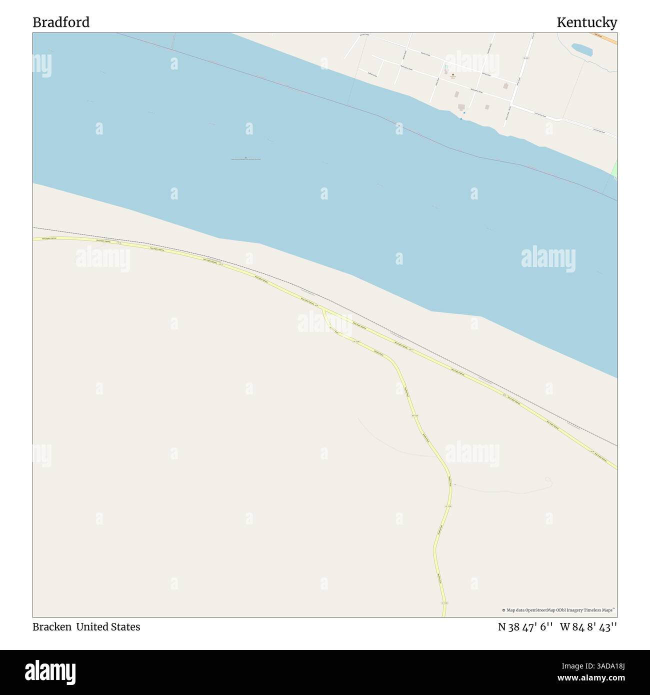 Bradford, Bracken, United States, Kentucky, N 38 47' 6'', W 84 8' 43 ...