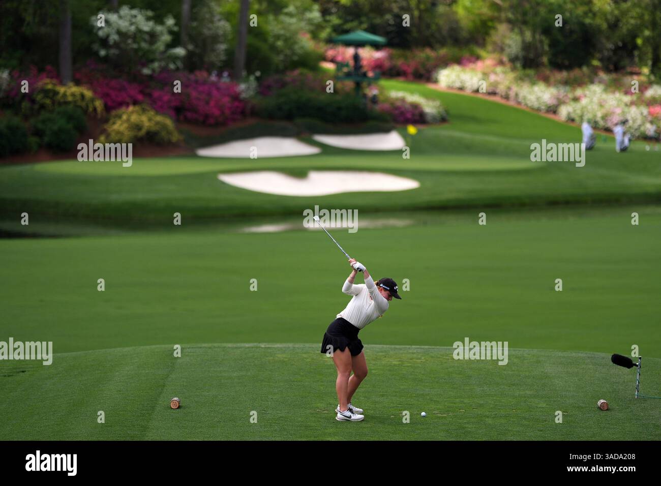 Carla Bernat Escuder, of Spain, hits on the 12th hole during the final ...