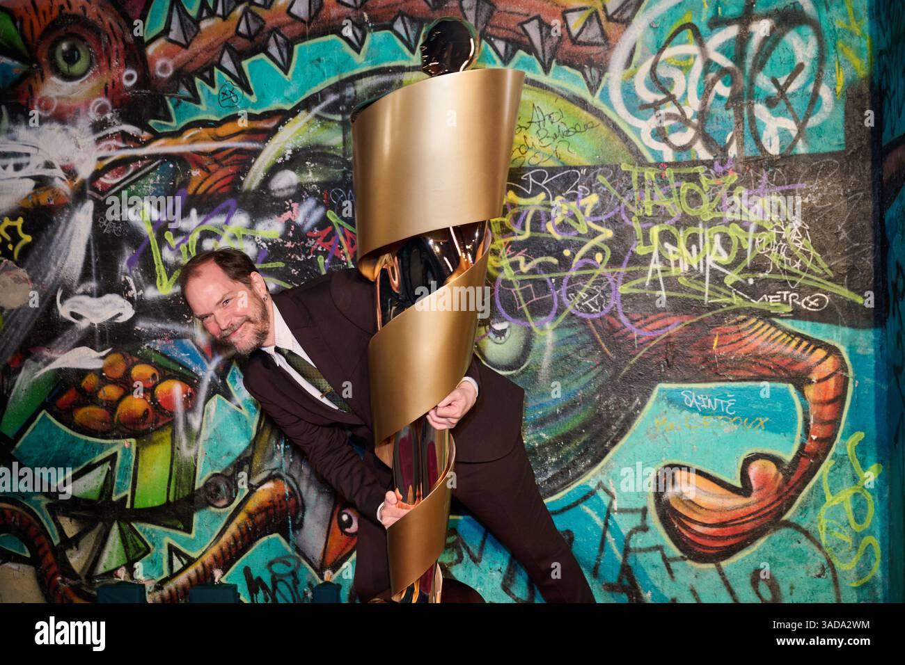 05 April 2025, Berlin: Actor Godehard Giese comes to Fotografiska for ...