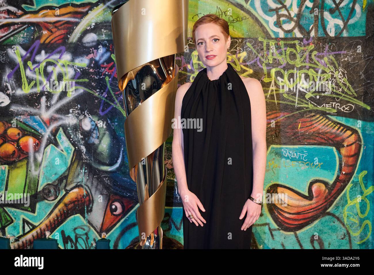 Berlin, Germany. 05th Apr, 2025. Actress Leonie Benesch comes to ...