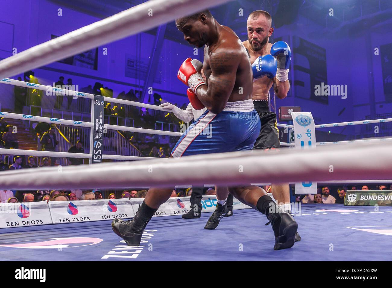 05 April 2025, Brandenburg, Potsdam: Boxing: Cruiserweight, Xhoxhaj ...