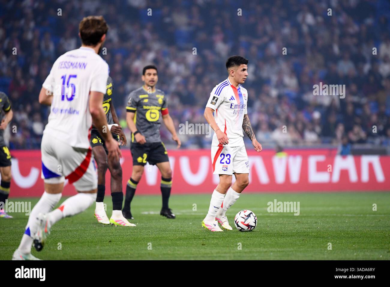 23 Thiago ALMADA (ol) during the Ligue 1 MCDonald's match between Lyon ...