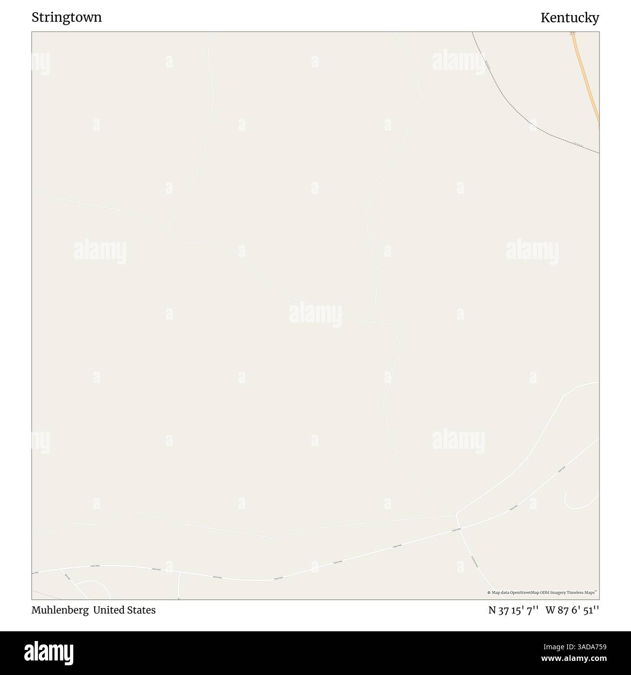 Stringtown, Muhlenberg, United States, Kentucky, N 37 15' 7'', W 87 6 ...