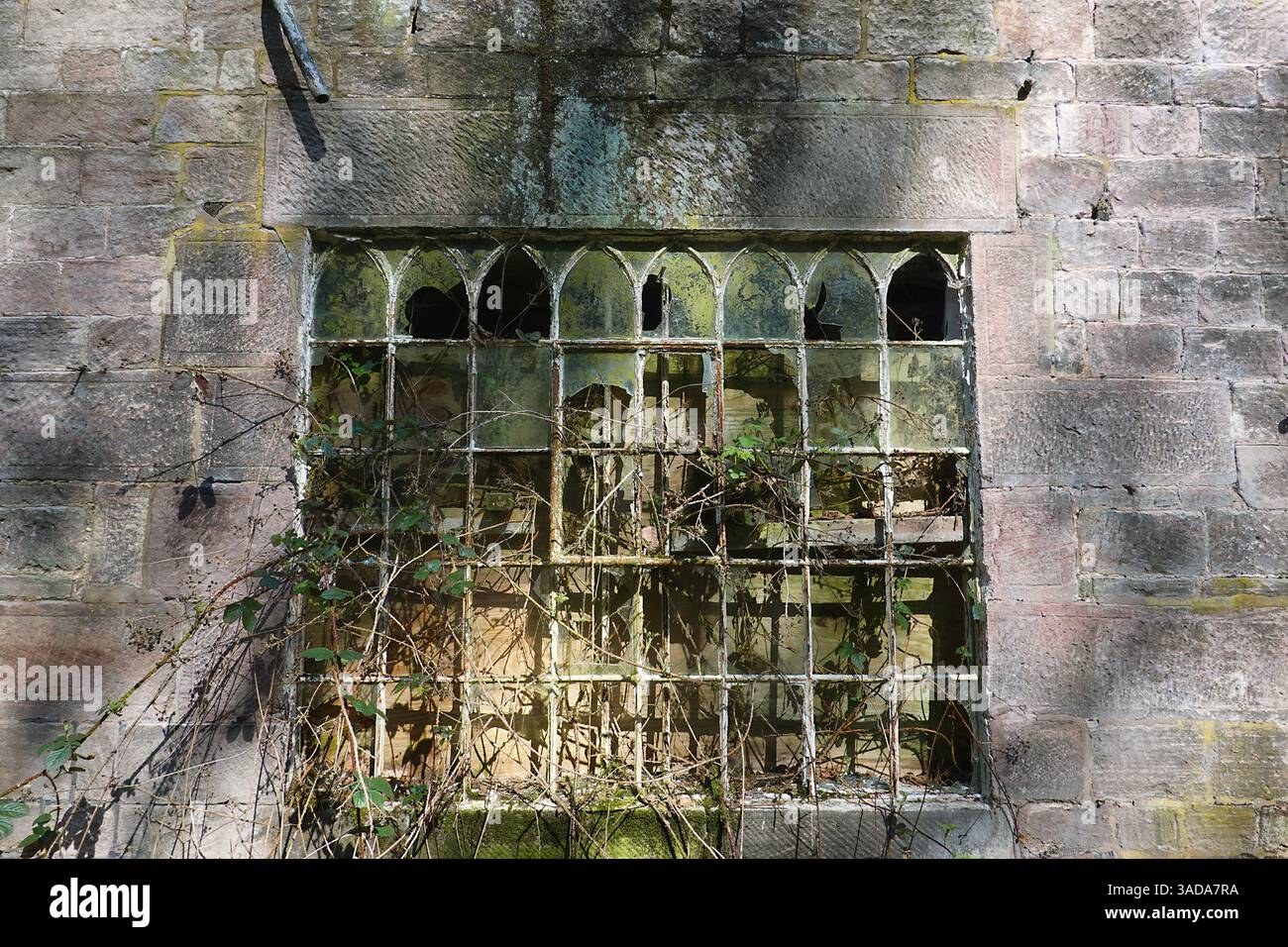 Cliffe Park Hall or Rudyard castle in Staffordshire on Rudyard lake ...