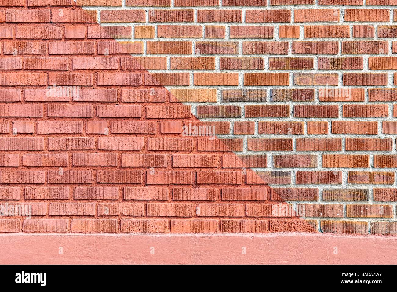 Abstract brick patterns in downtown Brevard, North Carolina, USA Stock ...