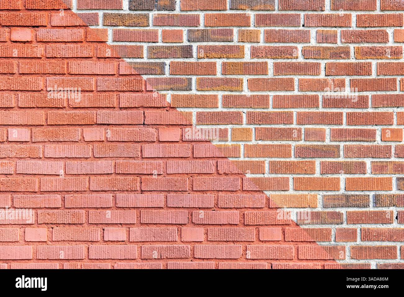 Abstract brick patterns in downtown Brevard, North Carolina, USA Stock ...