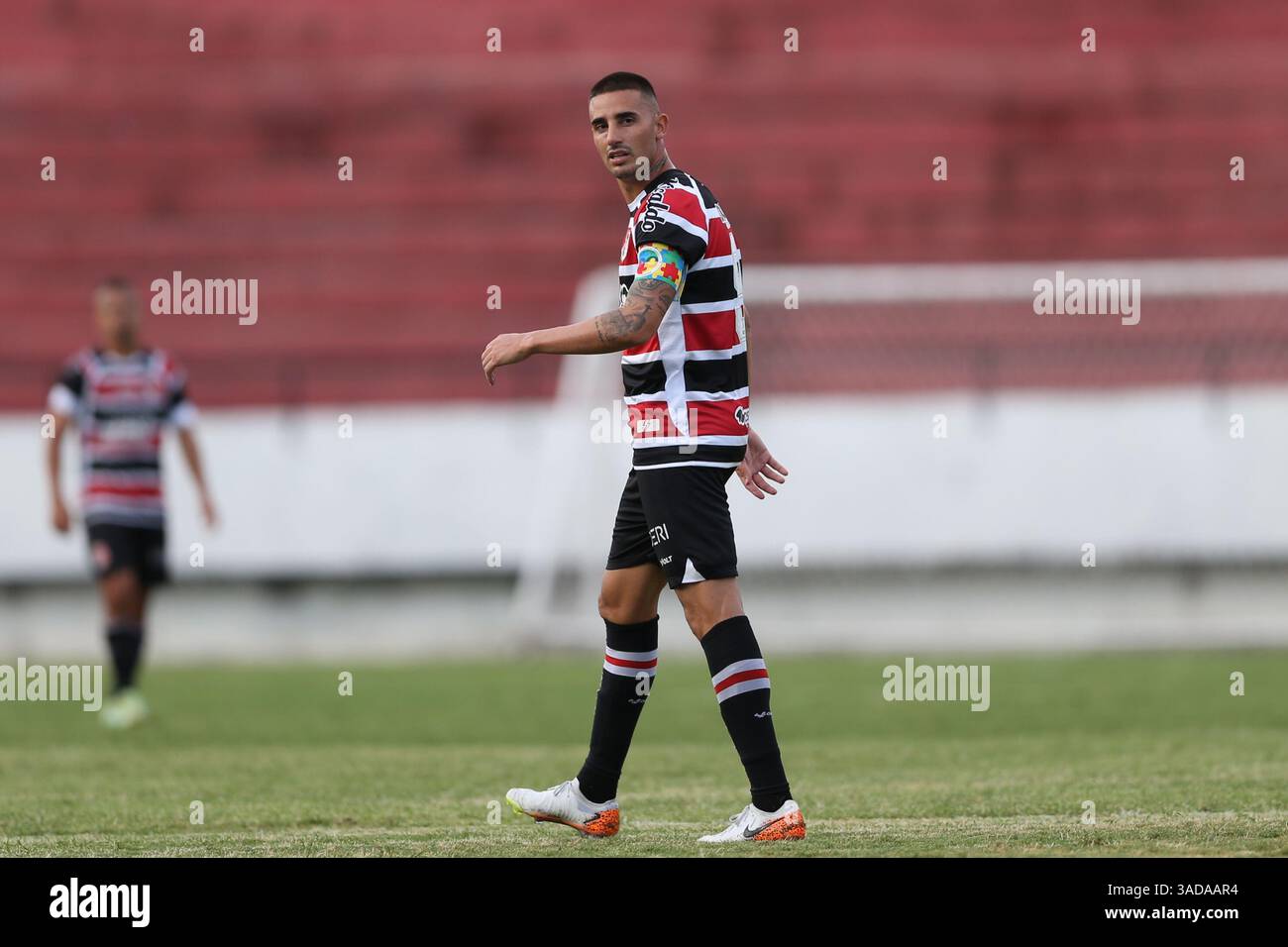 Recife, Brazil. 05th Apr, 2025. PE - RECIFE - 04/05/2025 - FRIENDLY, SANTA CRUZ x ABC - Thiago ...