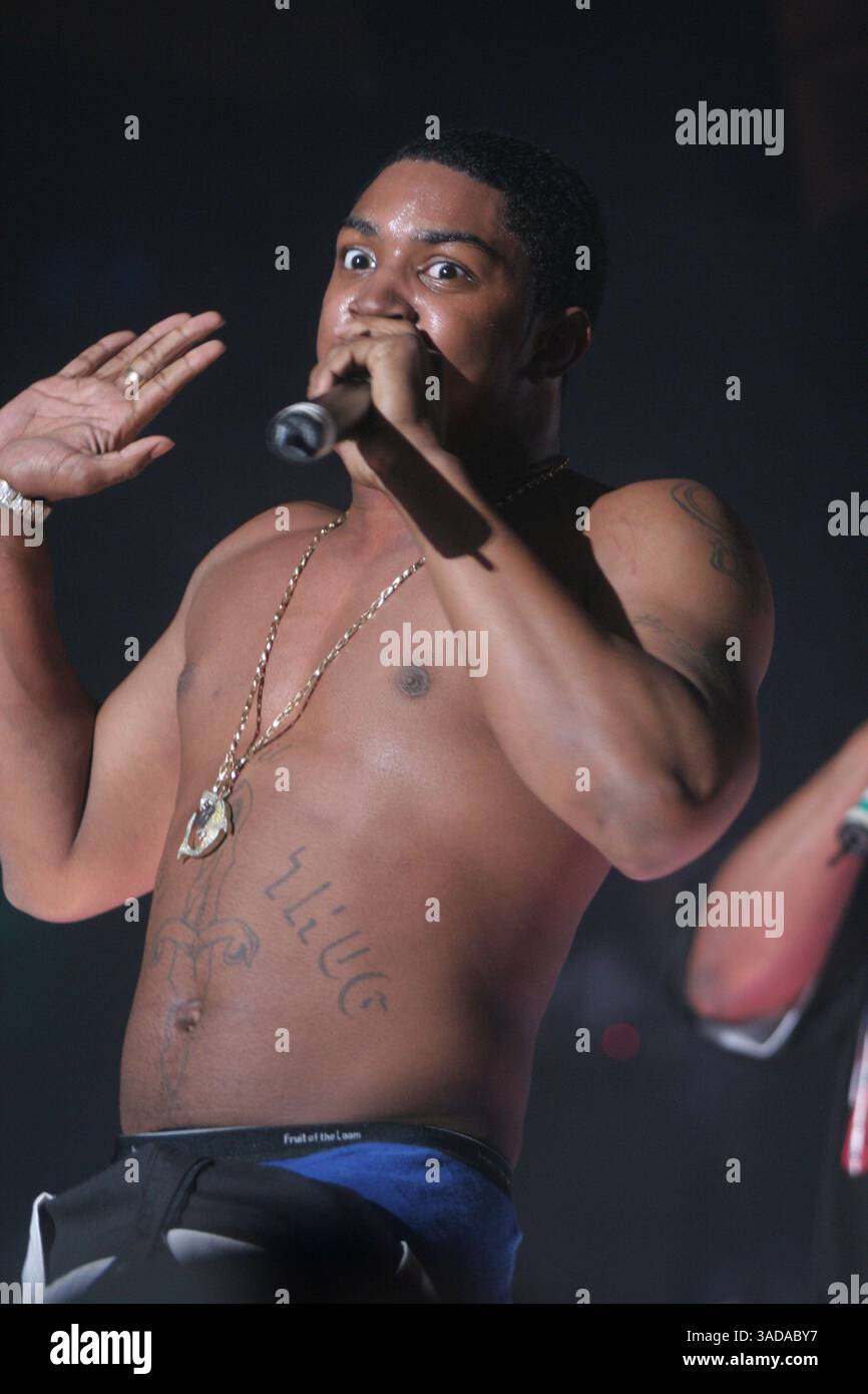 Apr 12, 2005; New York, NY, USA; Rapper LIL SCRAPPY with 'The East Side ...