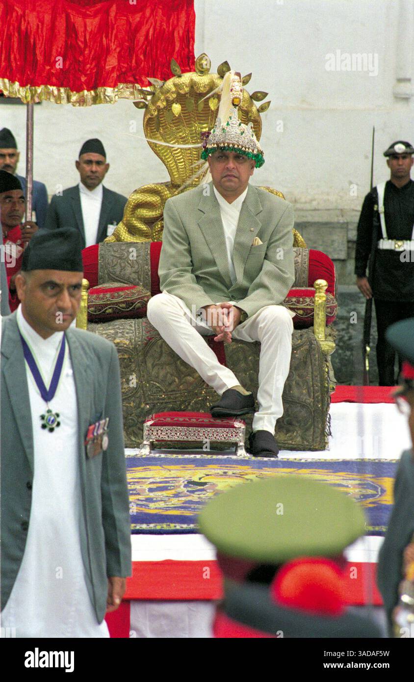 Jun 04, 2001; Hanumandhoka, NEPAL; The New 13th king of Nepal KING ...