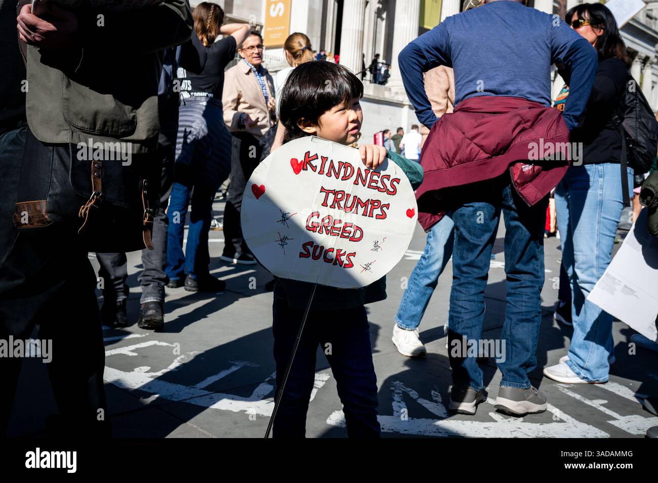 Protest against Donald Trump by Americans in the UK and their allies ...