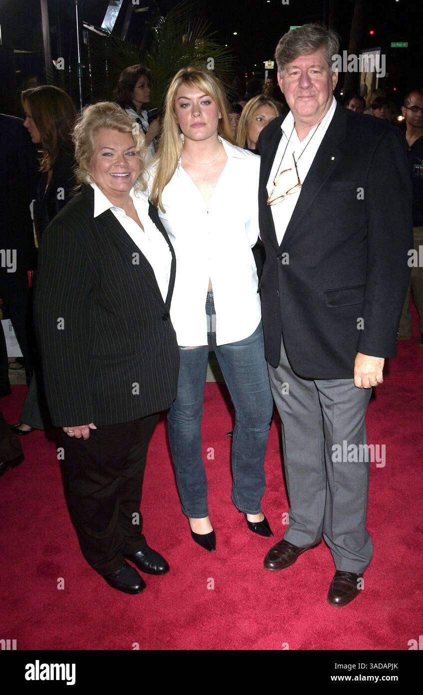 Sep 30, 2003; Los Angeles, CA, USA; Actor EDWARD HERRMANN and family ...