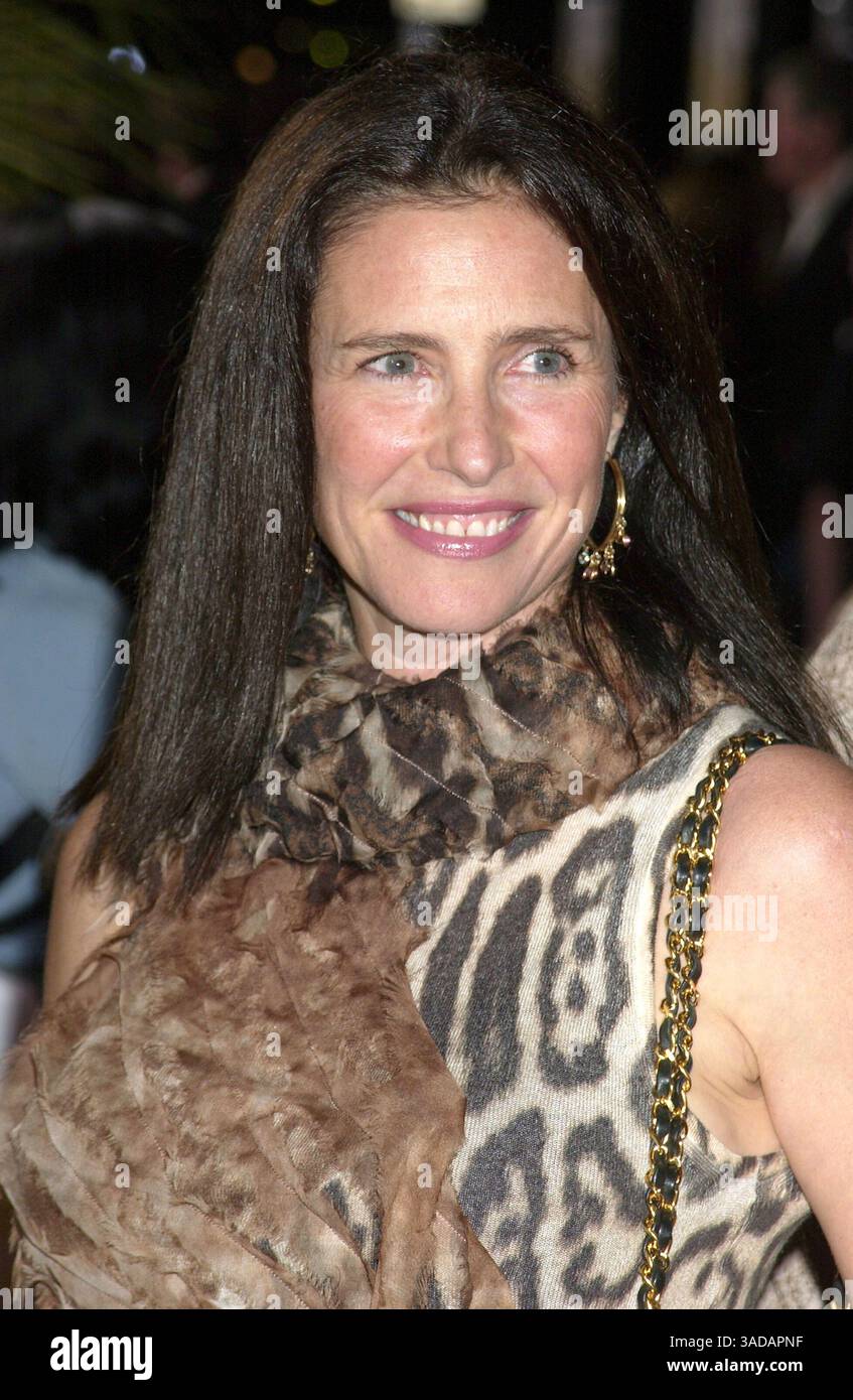 Sep 30, 2003; Los Angeles, CA, USA; Actress MIMI ROGERS at the World ...