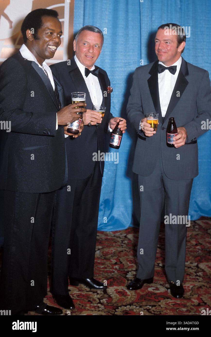 E4088.1982.LOU RAWLS FRANK SINATRA AUGUST BUSCH III.PHOTO BY NATE ...