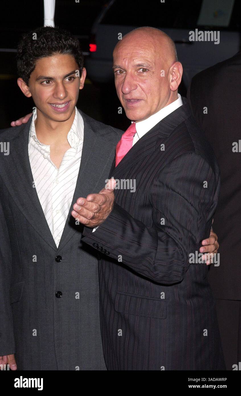 Nov 09, 2003; Los Angeles, CA, USA; Actor SIR BEN KINGSLEY with JONATHAN AHDOUT at the 'House Of ...