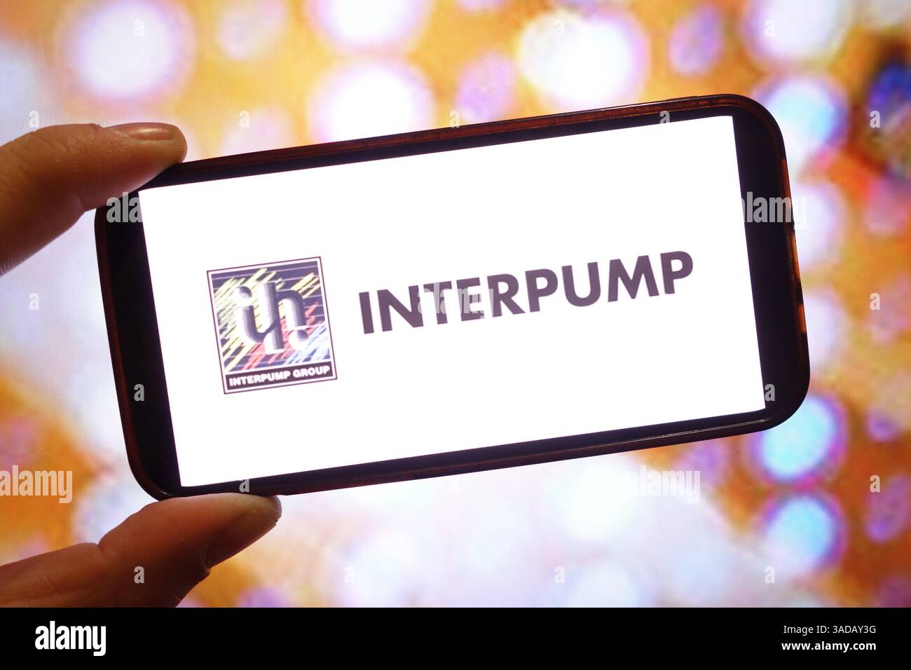 March 29, 2025, Poland: In this photo illustration, the Interpump Group company logo is seen ...