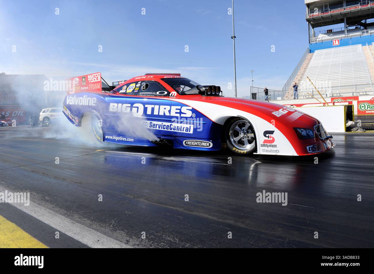 2012 FEB 06: NHRA Funny Car driver Johnny Gray Service Central Racing ...