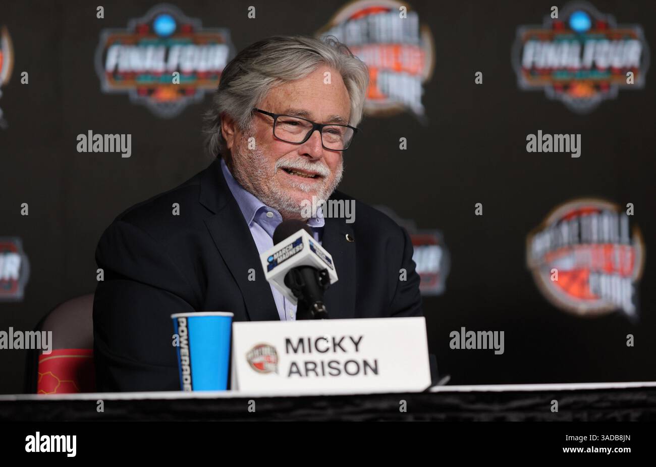 San Antonio, United States. 05th Apr, 2025. Miami Heat owner, Micky ...