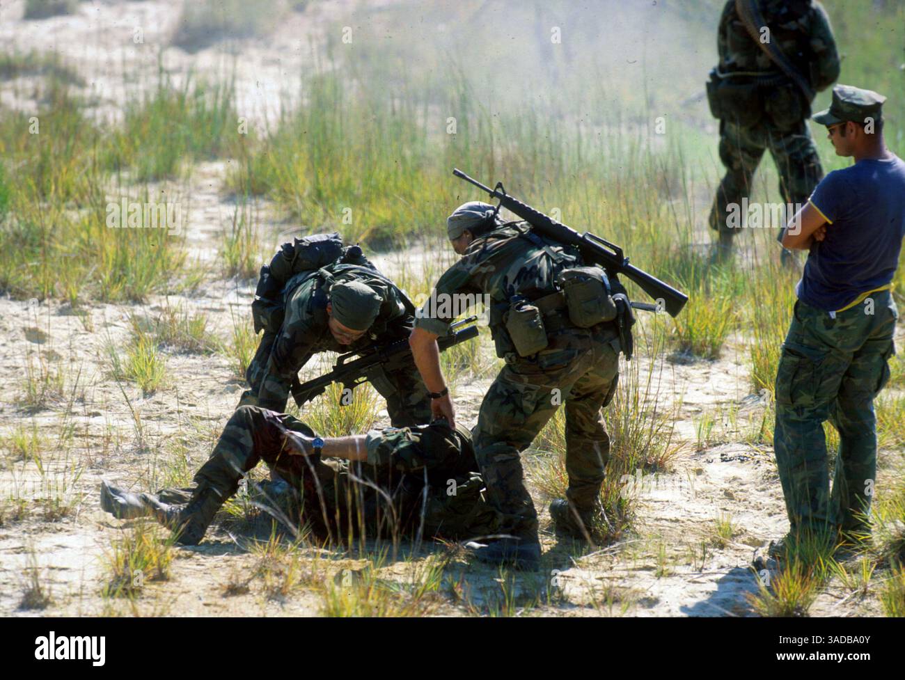 May 01, 2000; Coronado, CA, USA; US Navy Seals Team, Special Operations ...