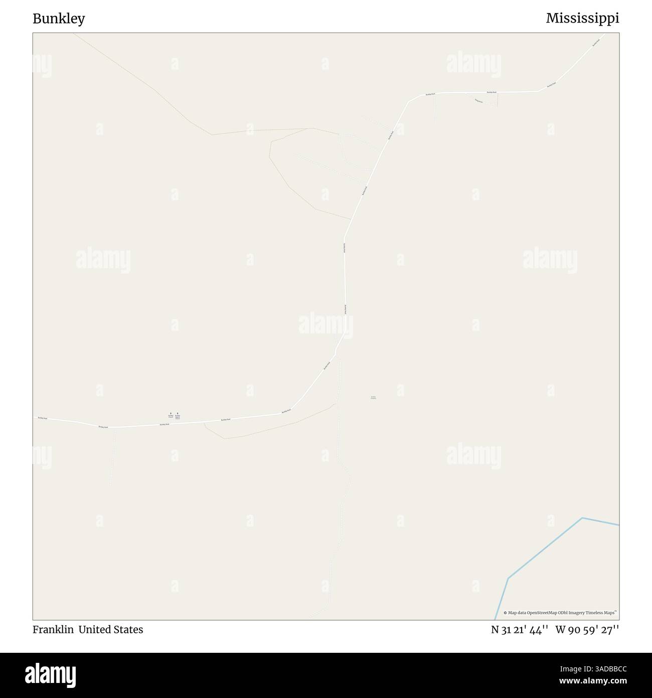 Bunkley, Franklin, United States, Mississippi, N 31 21' 44'', W 90 59 ...