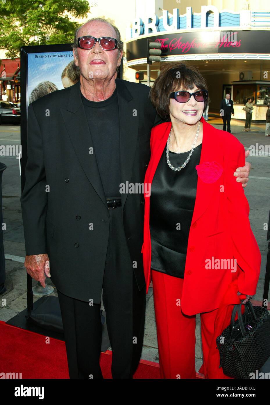 June 21, 2004; Westwood, California, USA; Actor JAMES GARNER & Wife ...