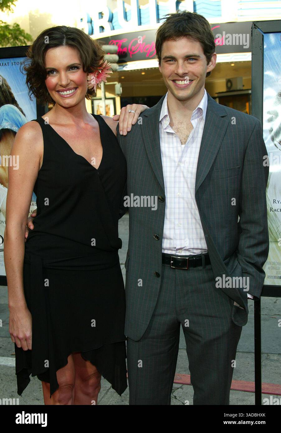 June 21, 2004; Westwood, California, USA; Actor JAMES MARSDEN & Wife ...