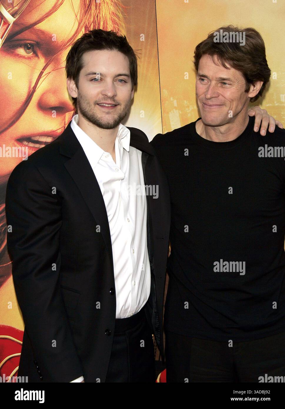 June 22, 2004; Westwood, California, USA; Actors TOBEY MAGUIRE & WILLEM ...