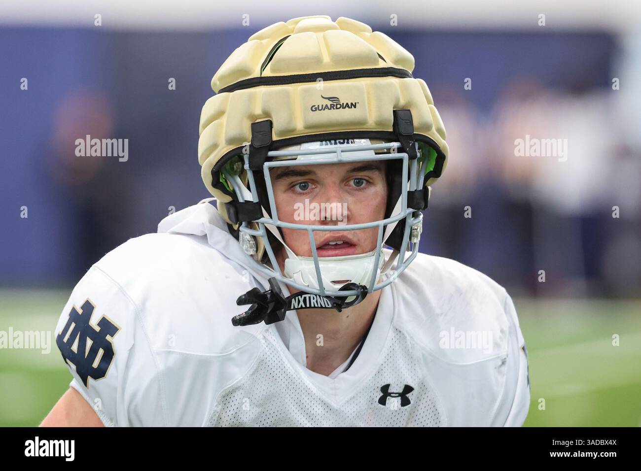 April 05, 2025: Notre Dame safety Luke Talich (28) during the Notre ...