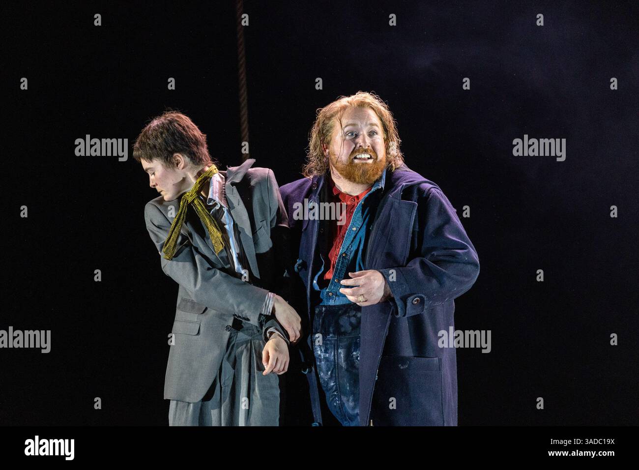 preparing to set to sea: Nicky Spence (Peter Grimes) with his ...