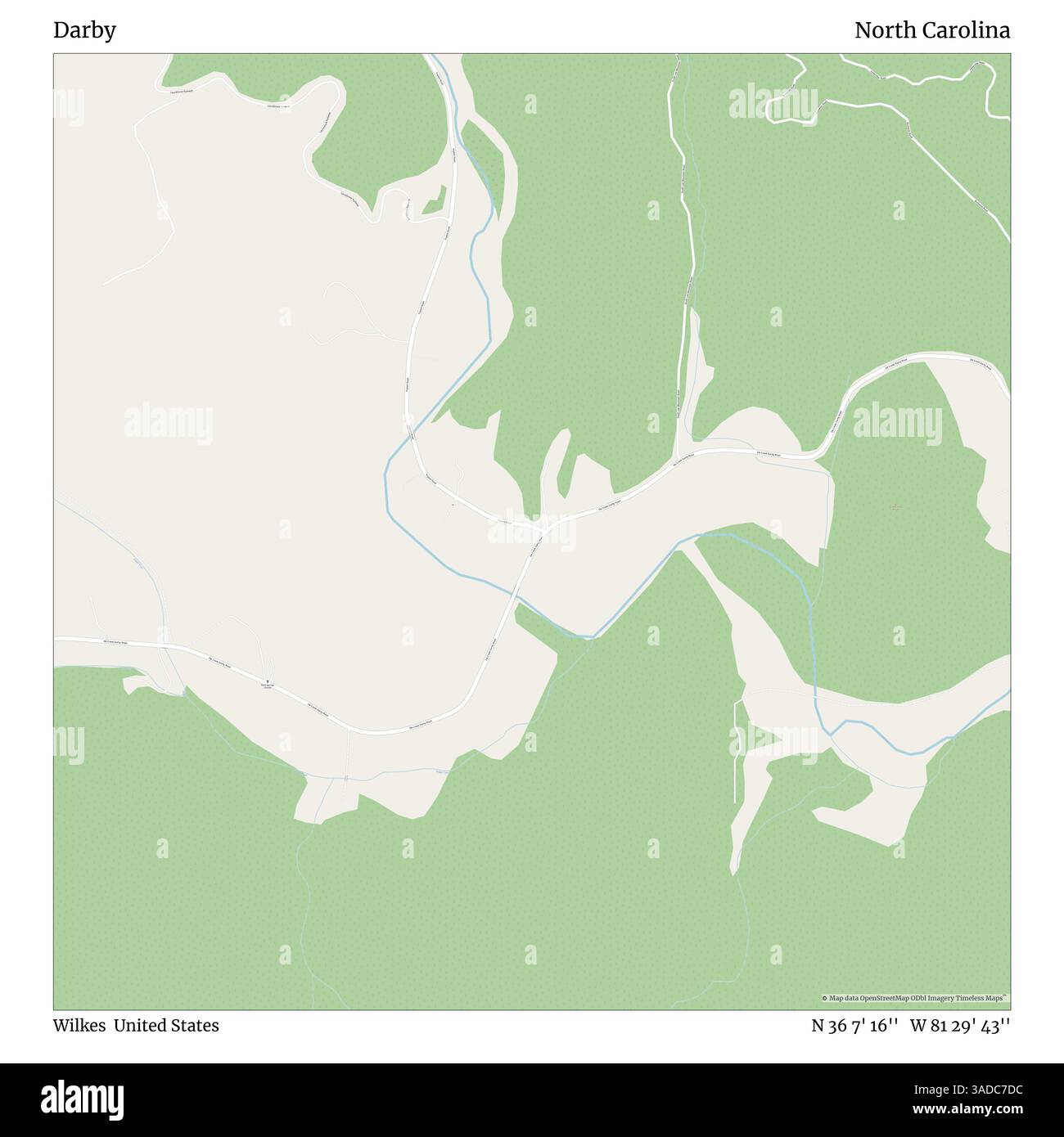 Darby, Wilkes, United States, North Carolina, N 36 7' 16'', W 81 29' 43 ...