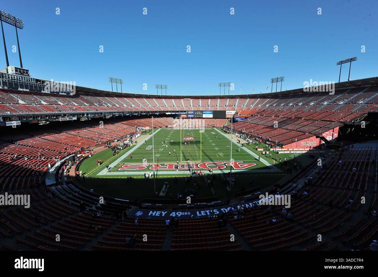 December 4, 2011 San Francisco, CA.An overview of Candlestick Park ...