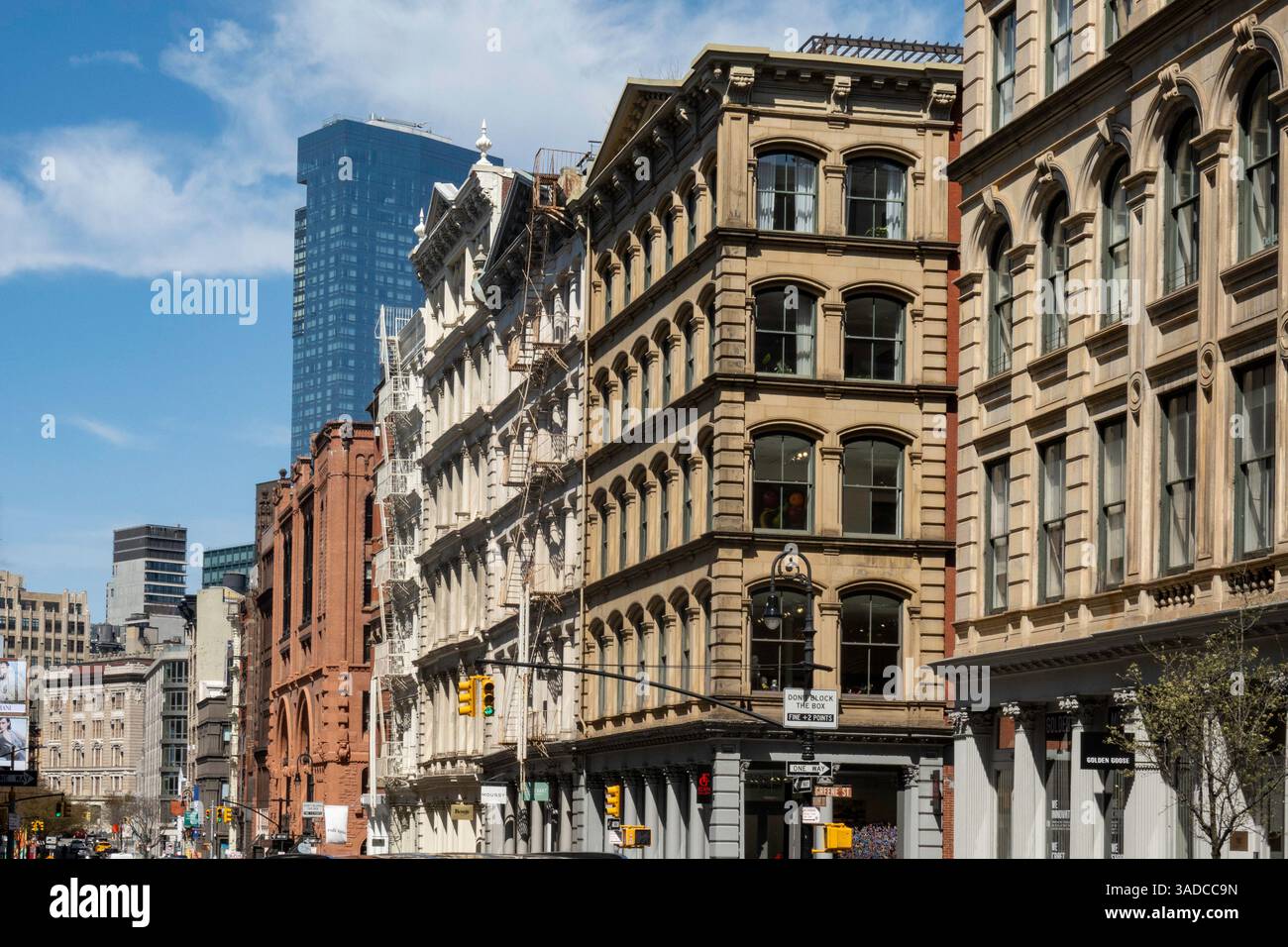 SoHo is a landmark district in lower Manhattan featuring cast-iron ...