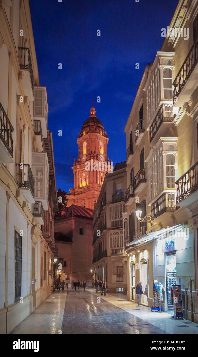 Malaga, Costa del Sol, Andalusia,Spain. Architectural photograph of the ...