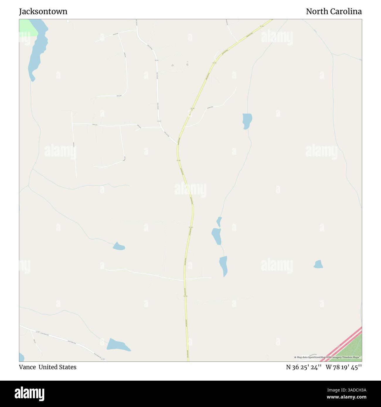 Jacksontown, Vance, United States, North Carolina, N 36 25' 24'', W 78 ...