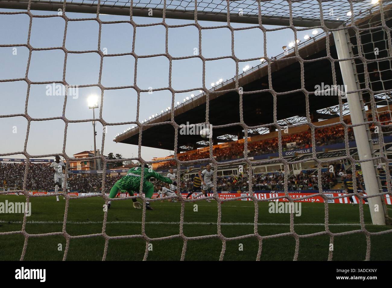 Parma, Italy. 05th Apr, 2025. Adrian Bernabe of Parma AC goal during ...