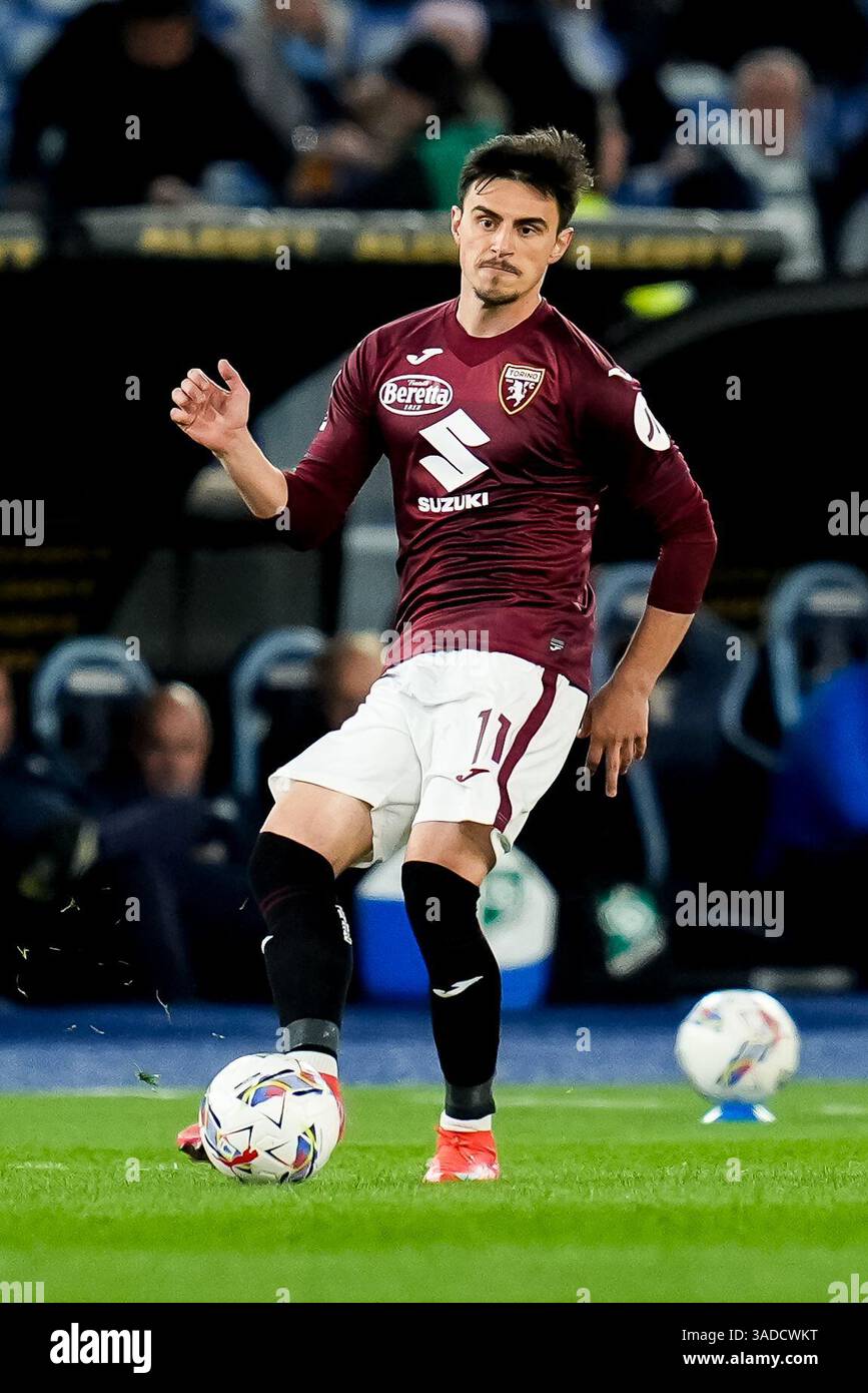 Eljif Elmas of Torino FC during the Serie A Enilive match between SS ...