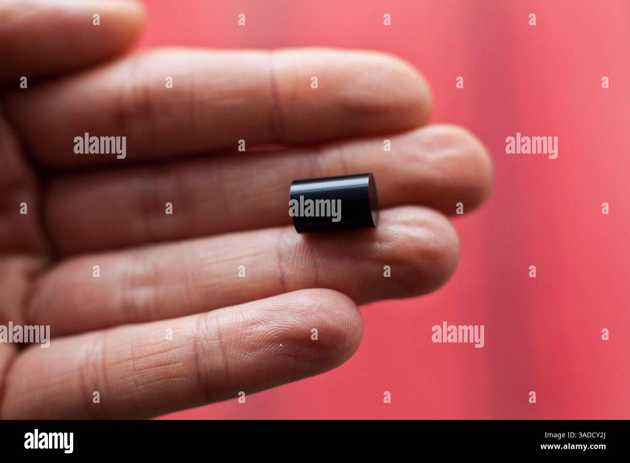 Dec. 7, 2011 - Temelin, Czech Republic - Model of a Nuclear fuel pellet ...
